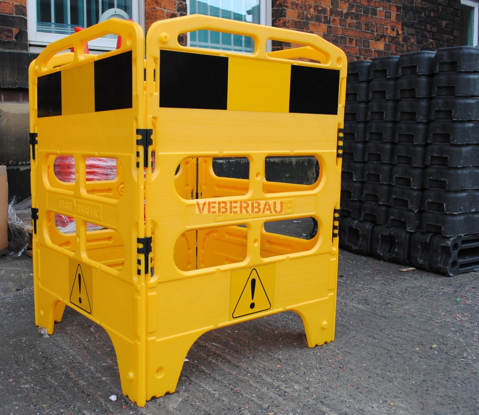 BARIERA PCV UTILITY YELLOW | OGRODZENIA TYMCZASOWE PVC - VEBERBAU